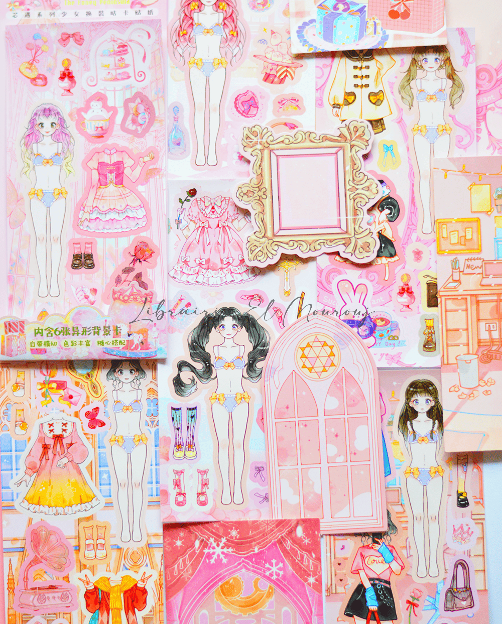 Collection Stickers Girly Outfit - Pour un style mignon et chic