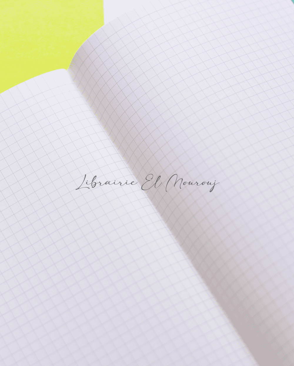 Bloc note petit carreau vert canard A5 – 80 pages | Meilleur Prix