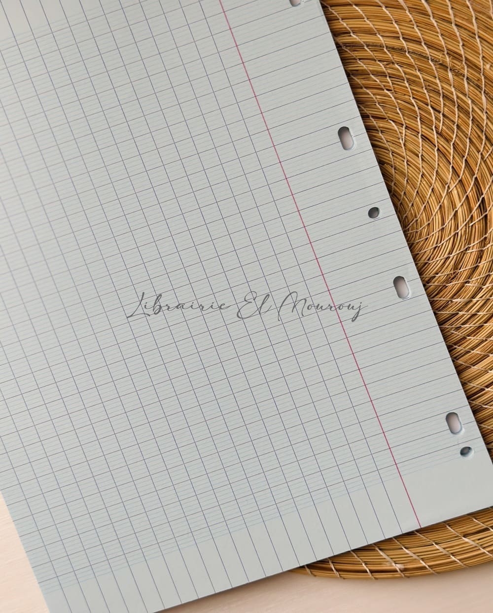 Feuilles de Classeurs Couleur x100 – Papier A4 Perforé