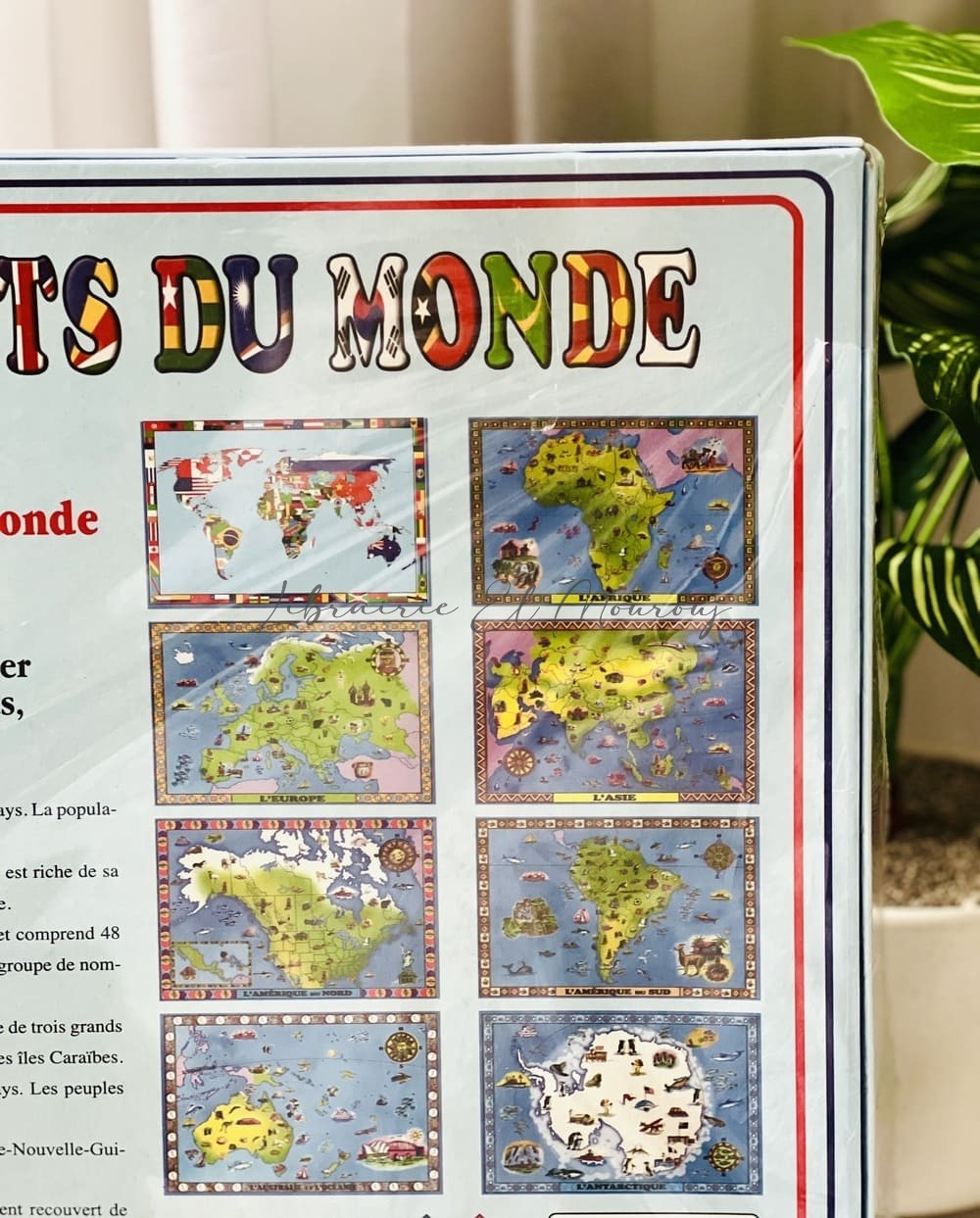 Jeux Les Continents du Monde + 6 Puzzles – Apprentissage ludique