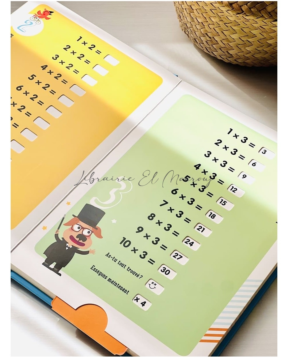 Les tables de multiplication – Apprentissage facile pour enfants